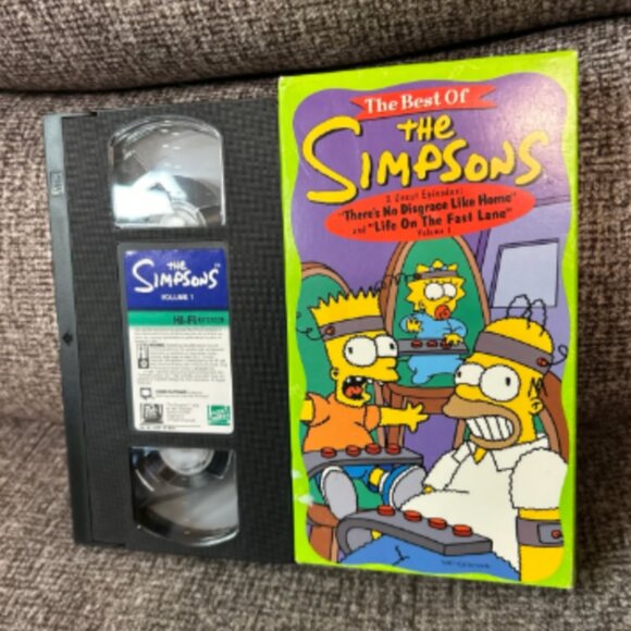The Simpsons | Media | The Best Of The Simpsons Volume Vhs Retro 199s ...